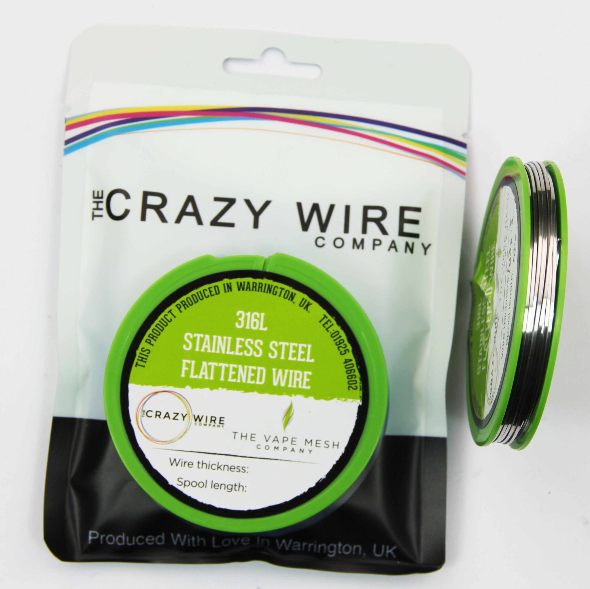 20 AWG Stainless Steel Flat Wire SS316L (1.03mm x 0.5mm) | The Crazy ...