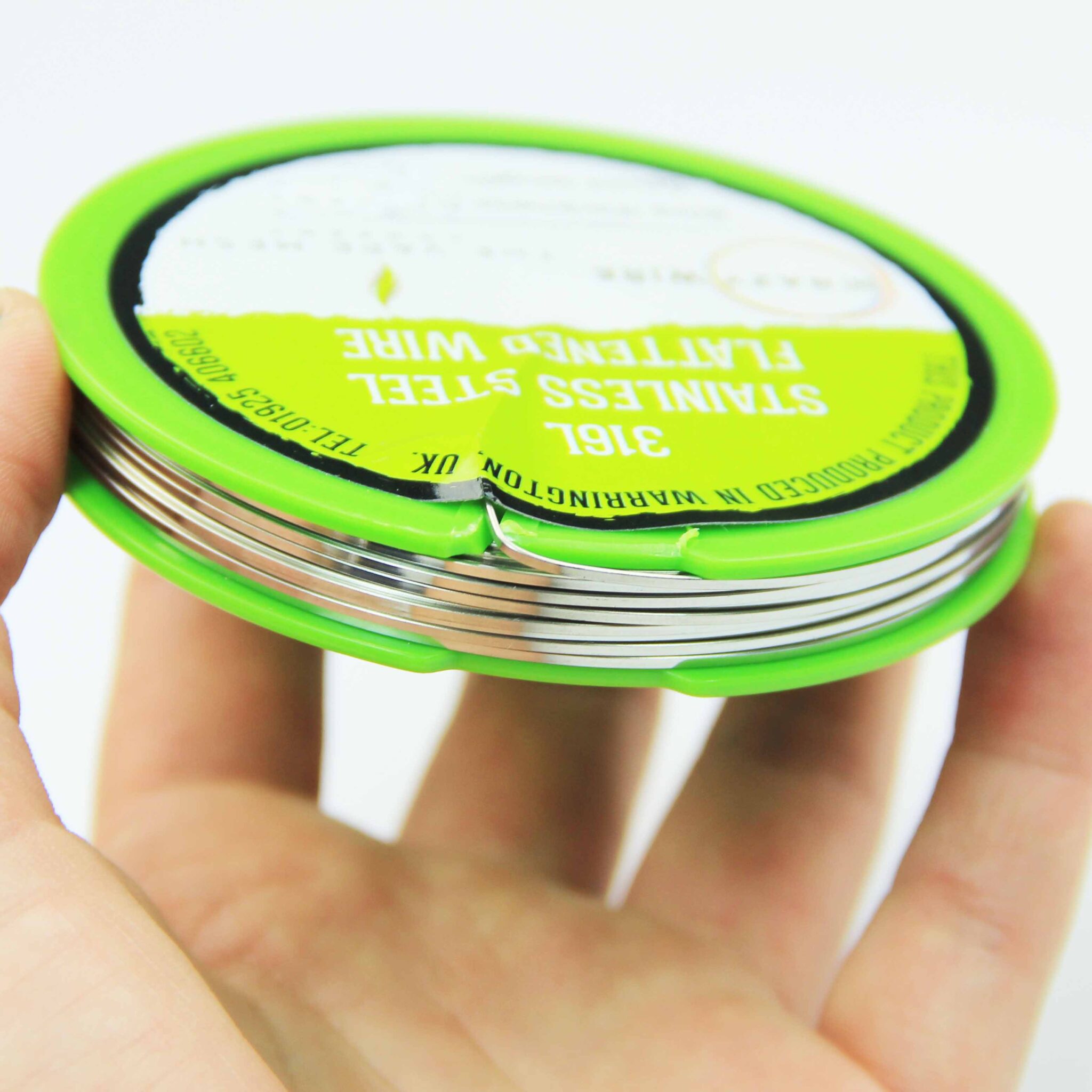 20 AWG Stainless Steel Flat Wire SS316L (1.03mm x 0.5mm) | The Crazy ...