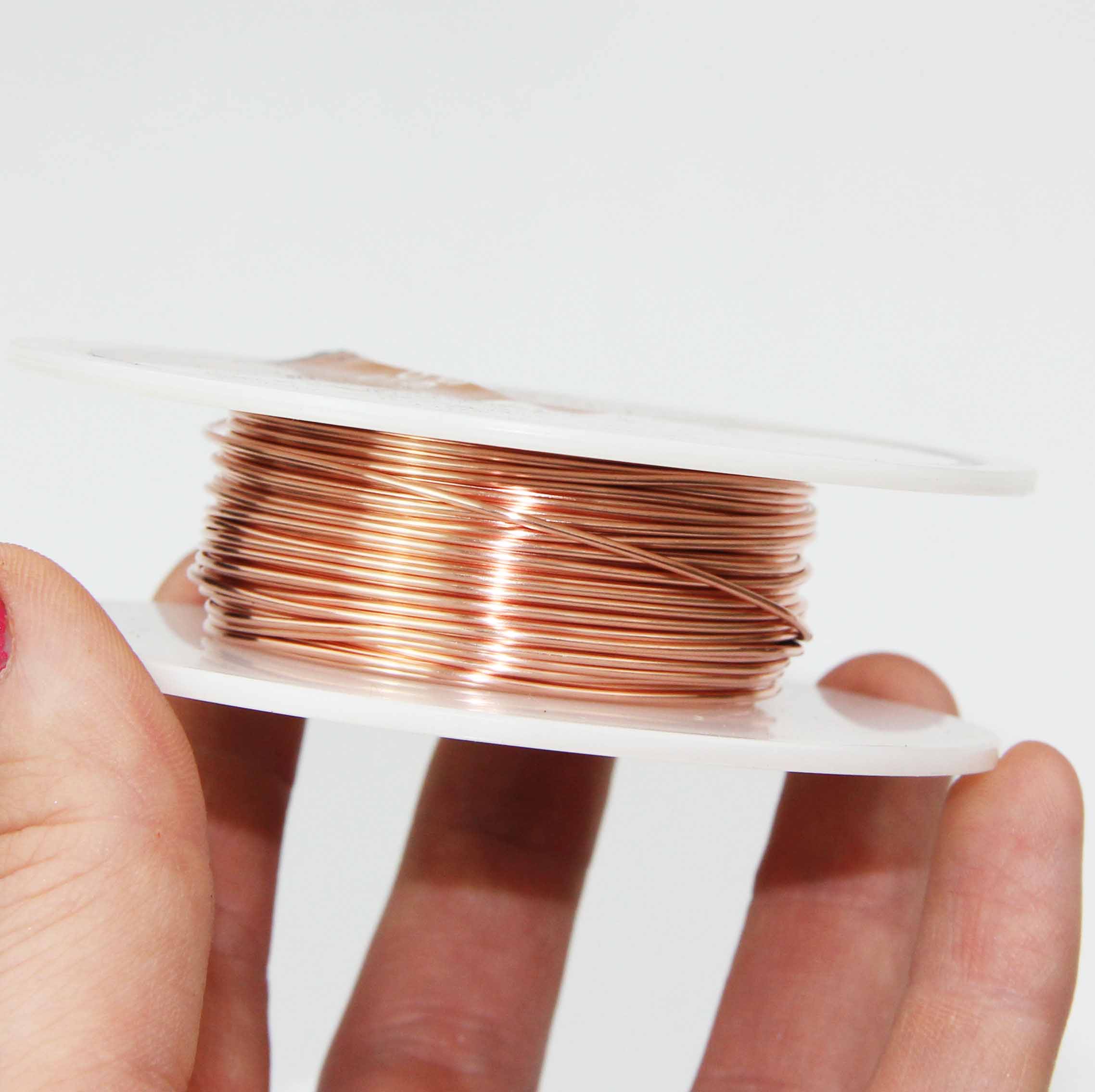 0.9mm (19 AWG) Bare Copper Wires (99.9% Copper - Cu) | The Crazy Wire ...