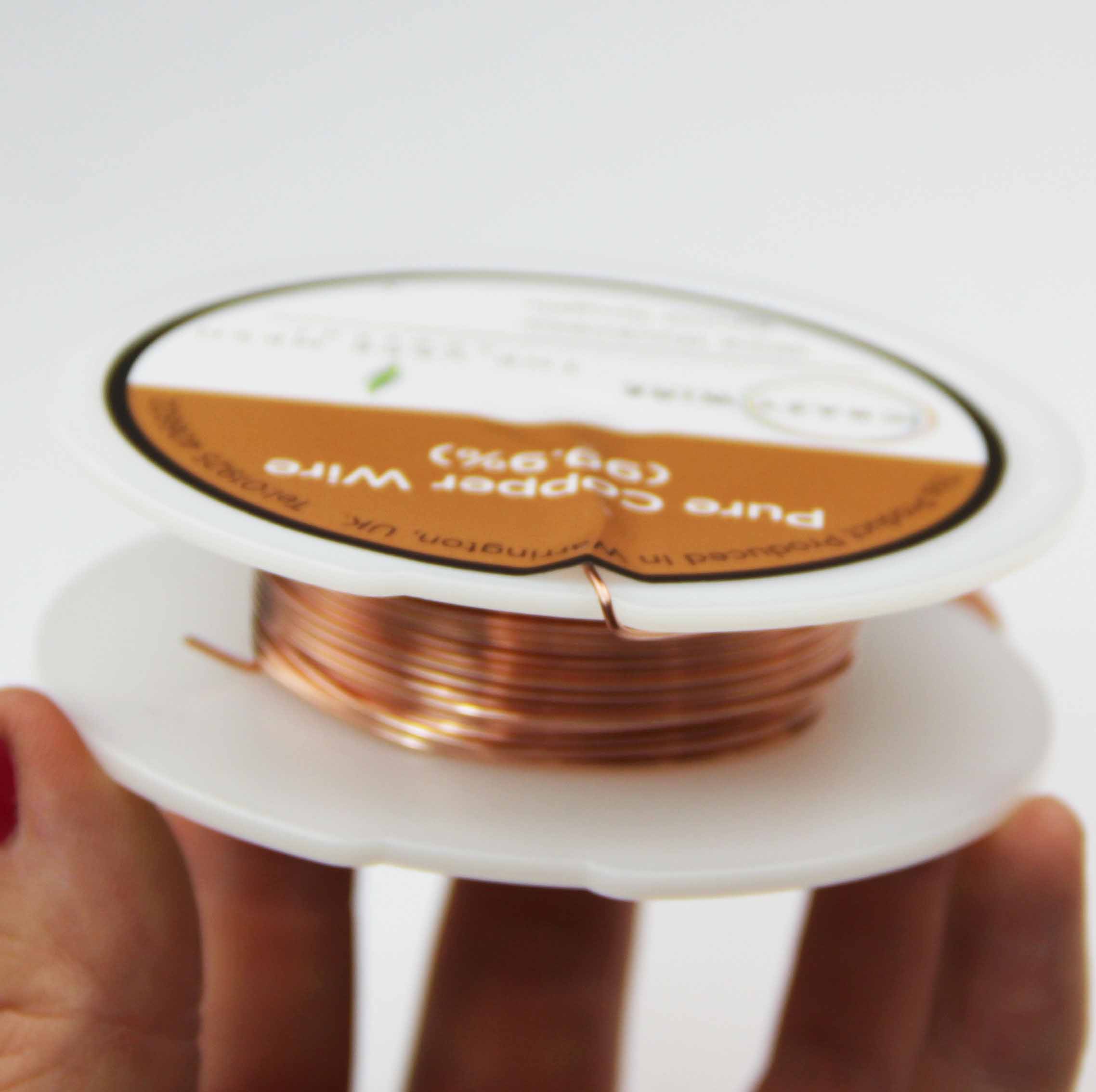 0.9mm (19 AWG) Bare Copper Wires (99.9% Copper - Cu) | The Crazy Wire ...
