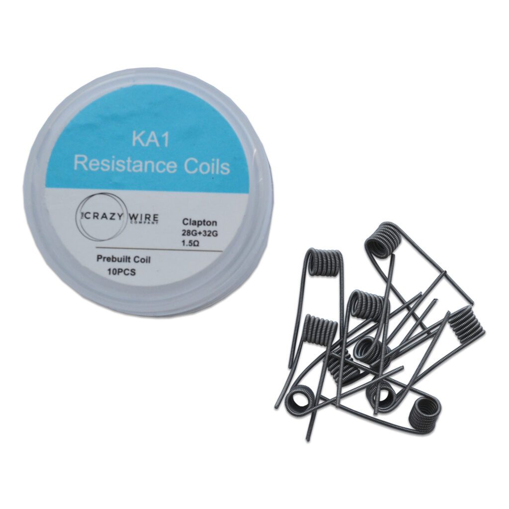 Pre-Made KA1 Serpent Coils (28 AWG x 32 AWG + 22 AWG) 0.3 Ω - 10 Pack ...
