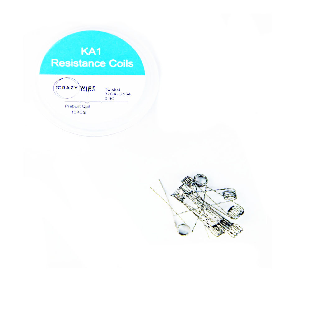 Pre-Made KA1 Clapton Twisted (28 AWG x 32 AWG + 28 AWG x 32 AWG) 0.9 Ω ...