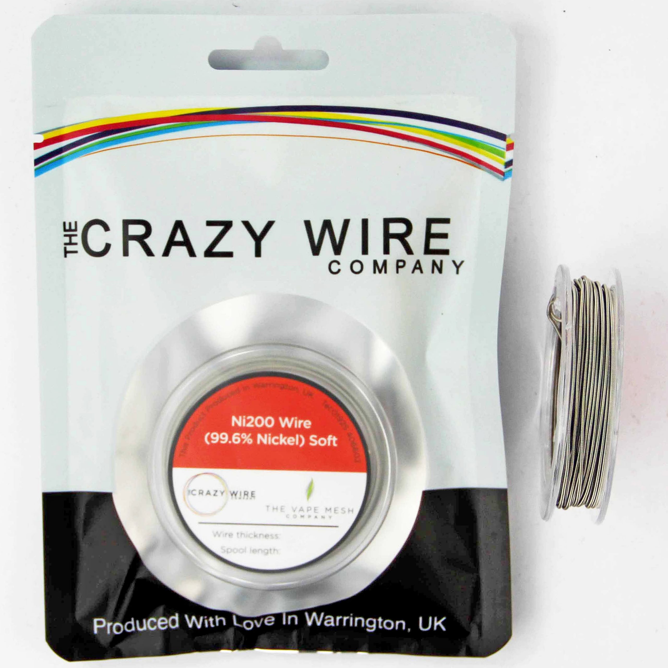 Ni200 26 AWG Clapton Coil Wire 0.67 Ω- 5 Metre Spool (15ft) | The Crazy ...