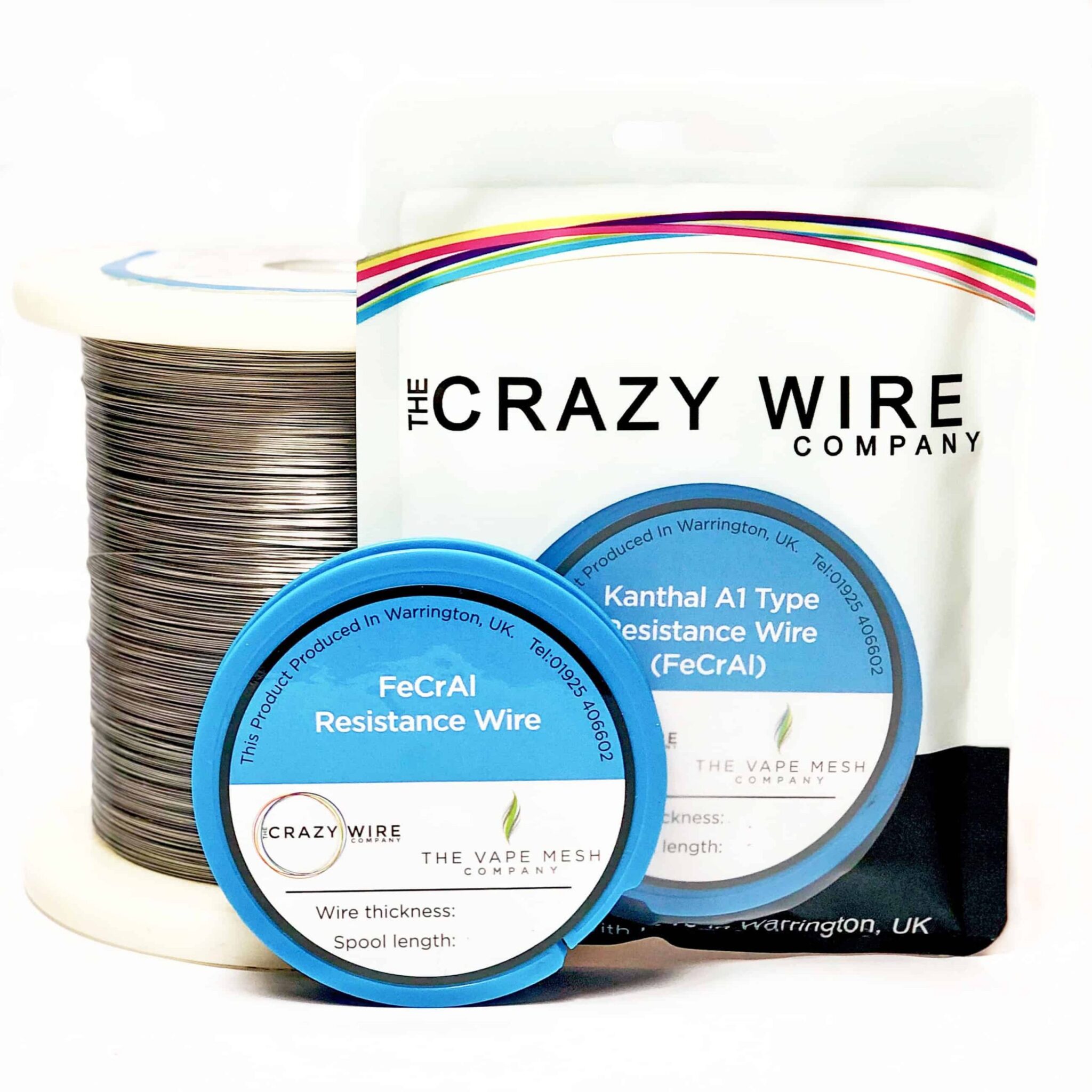 0.07mm (41 AWG) KA1 Metal Round Wire (FeCrAl A1) | The Crazy Wire Company