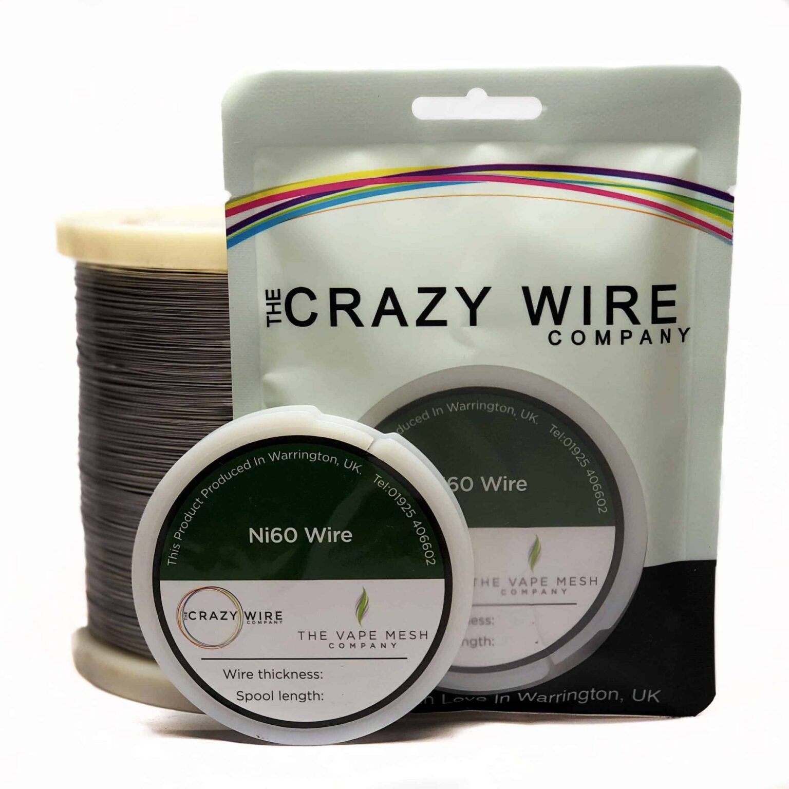 0.25mm (30 AWG) Ni60 Round Nichrome 60 Wire | The Crazy Wire Company