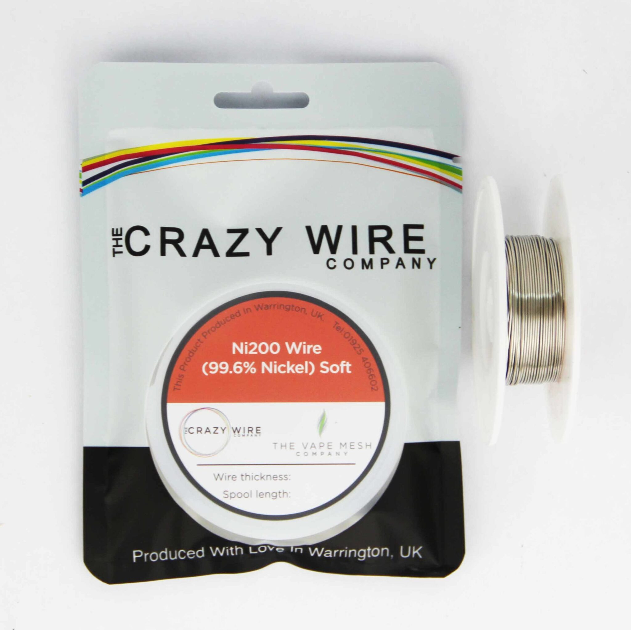 0.3mm (29 AWG) Soft Ni200 Electrical Wire (Tempered 99.6% Nickel) | The ...
