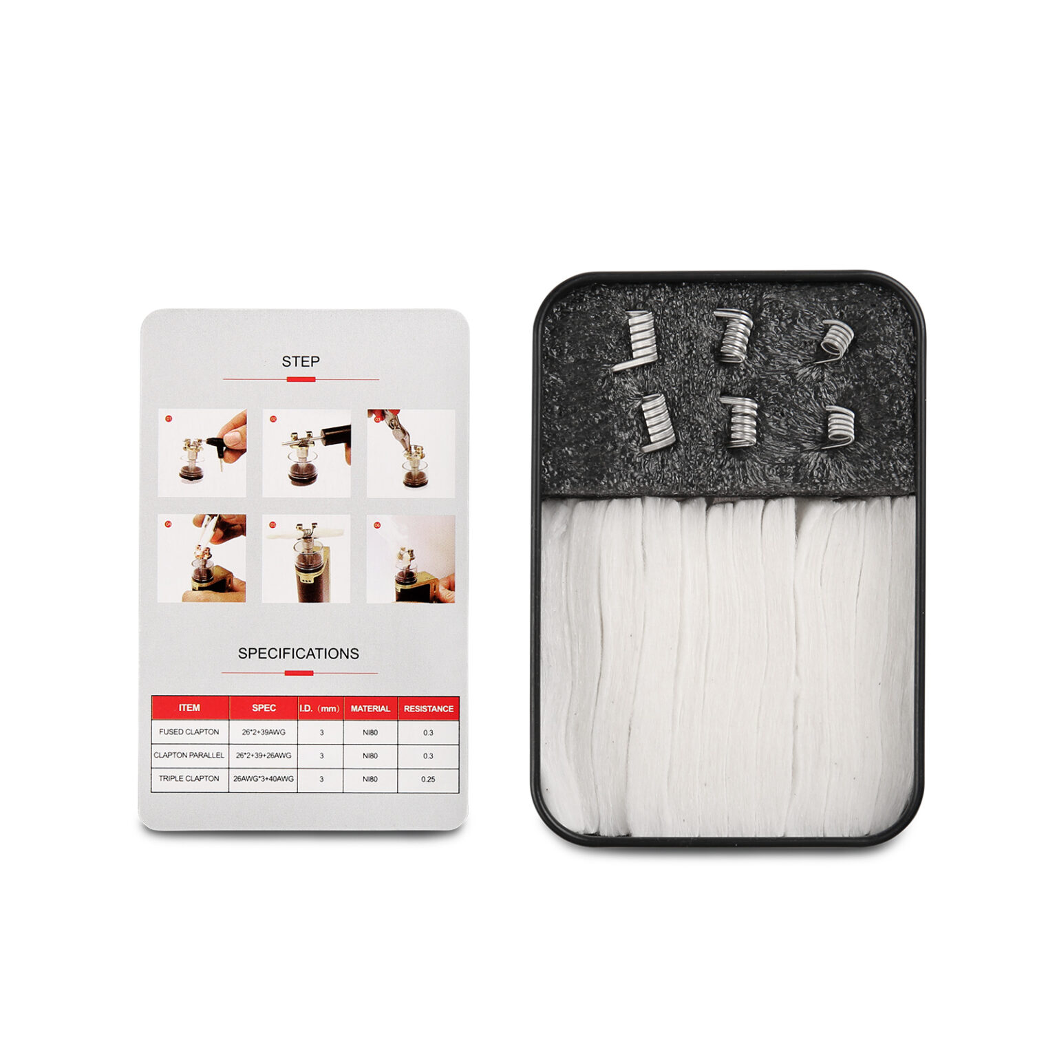 Coil Master Ready Box - Pre-Made Coils | The Crazy Wire Company