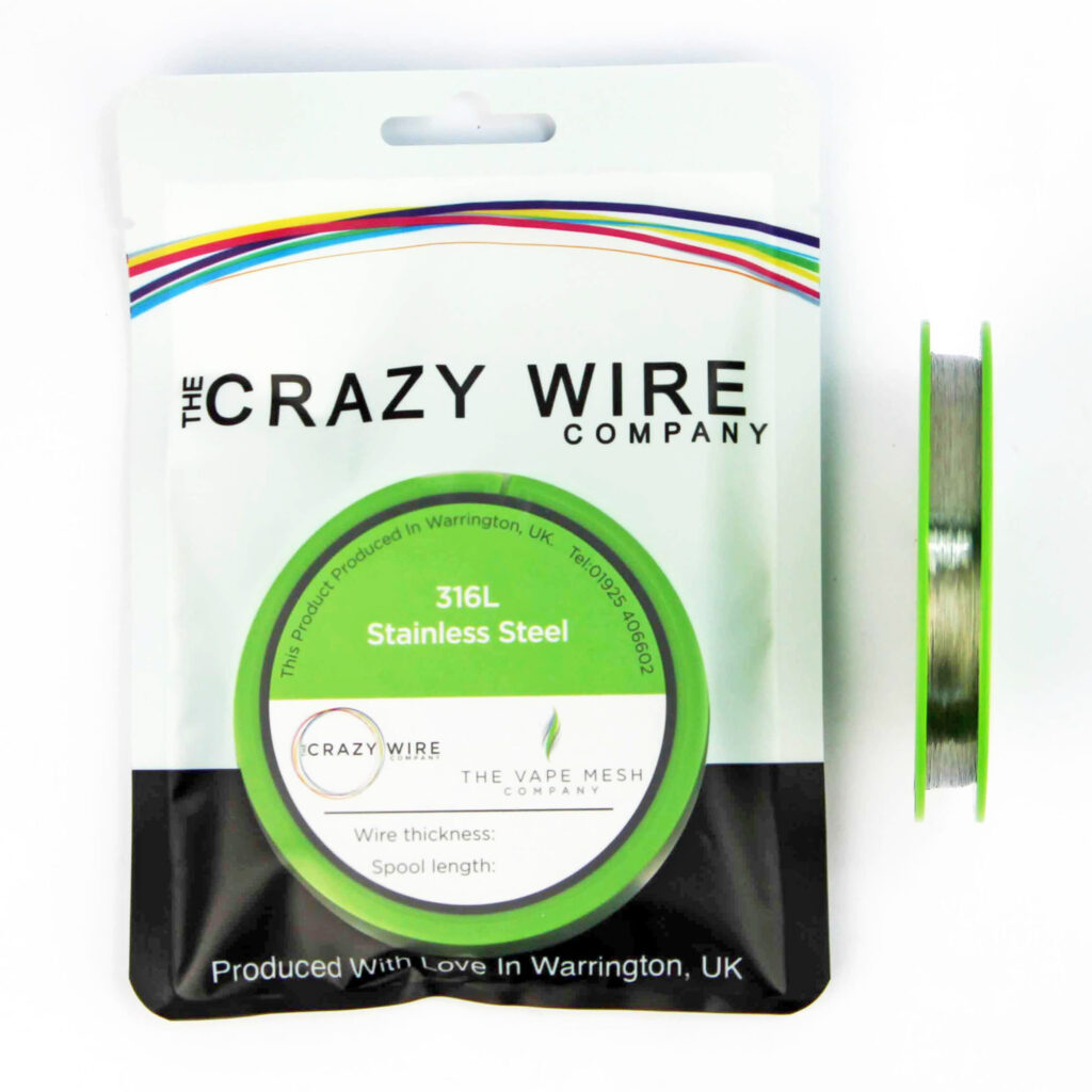0.1mm (38 AWG) SS316L Marine Grade Stainless Steel Wire | The Crazy ...